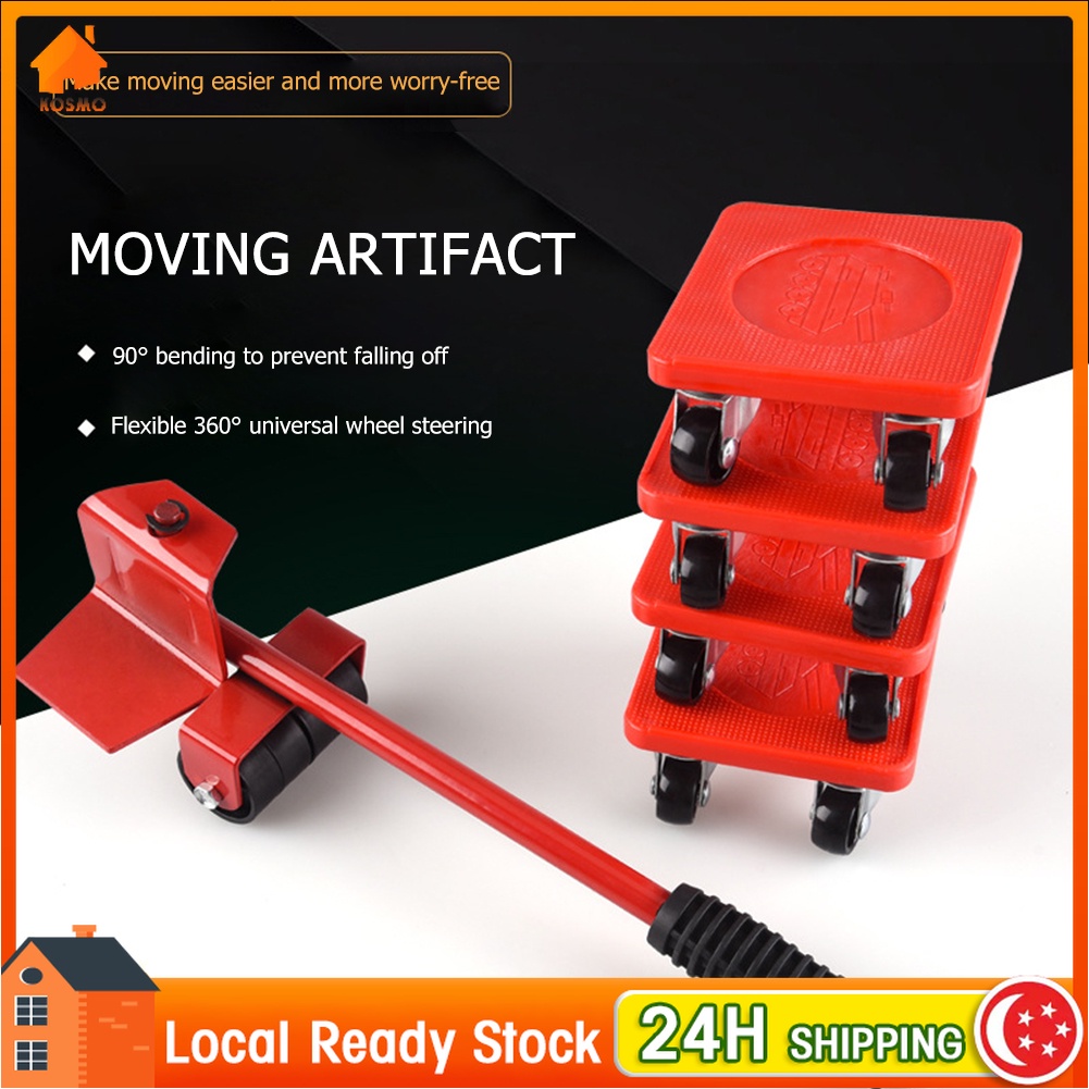 【Ready stock】Furniture Moving Heavy Tool Kit For Furniture 5pcs 搬家神器 ...