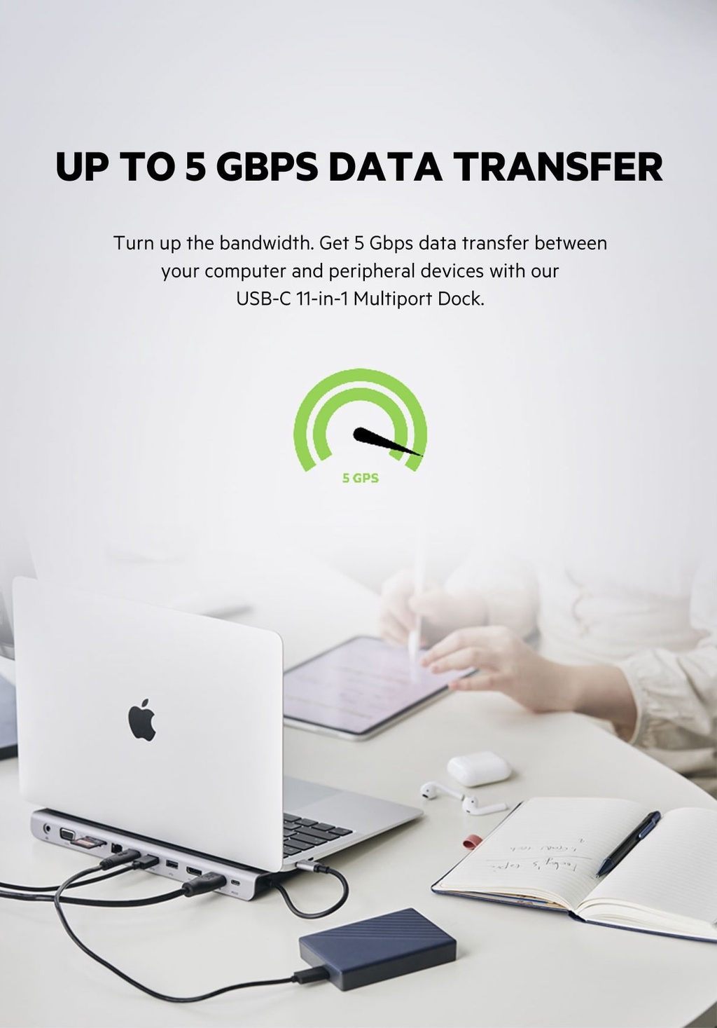 Belkin INC004btSGY Connect USB-C 11-in-1 Multiport Dock (ipad, macbook ...