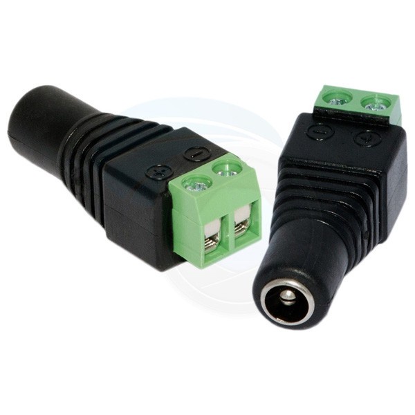 Dc CCTV Power Female Jack / Female CCTV Camera Connector / DC Camera ...