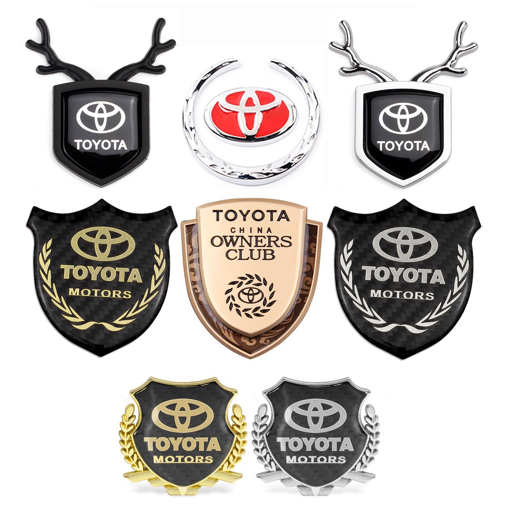 For Toyota TRD Vios Corolla Camry Reiz Car Body Sticker Auto Window ...