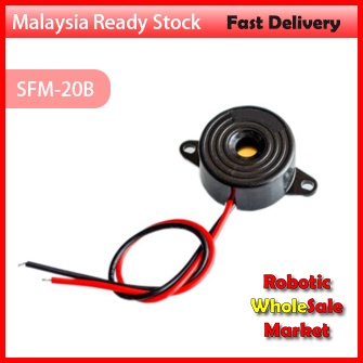 Electronic Piezo Buzzer 3-24VDC c/w Wire for Arduino SFM-20B | Shopee ...
