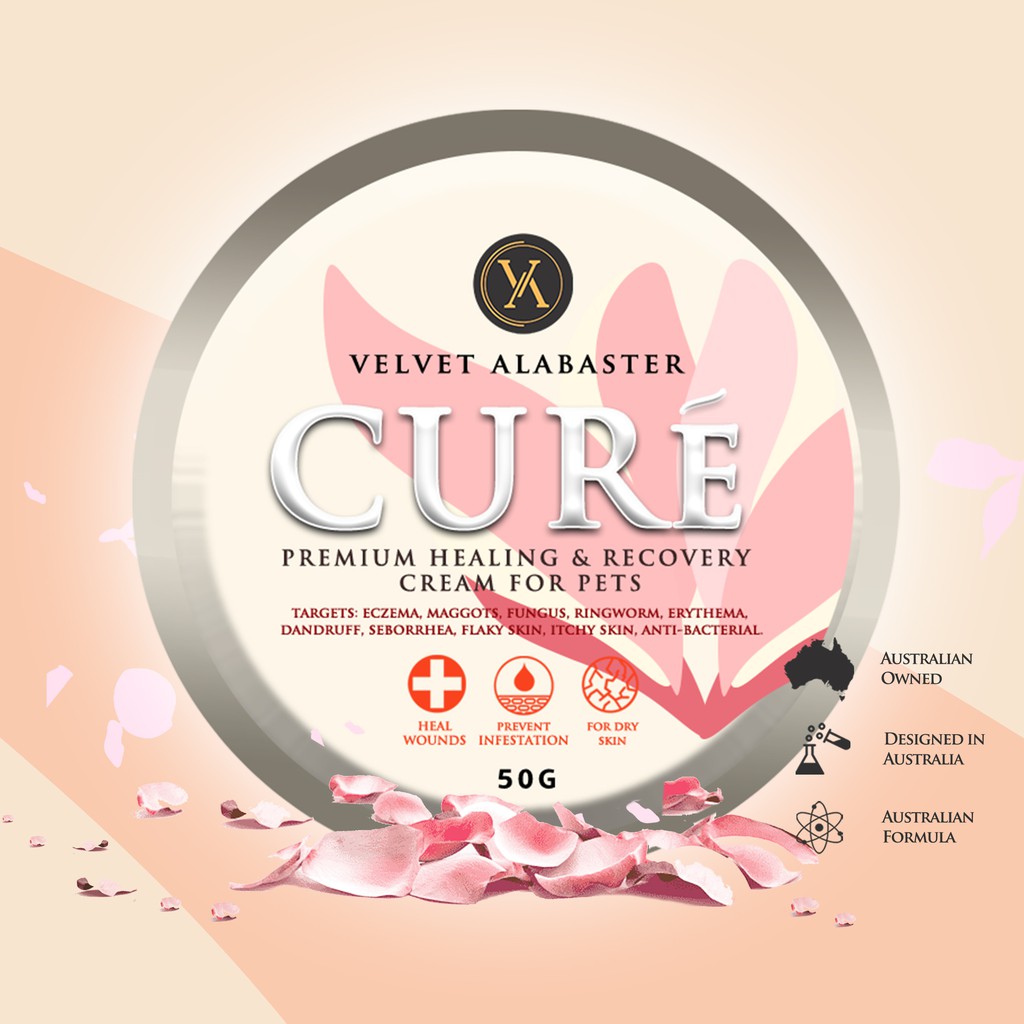 Velvet Alabaster pet CURE cream (treatment/ointment) for Fungus, wound ...