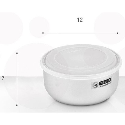 Zebra / Food Storage 12cm 14cm 16cm 18cm / Stainless Steel Lunch Box ...
