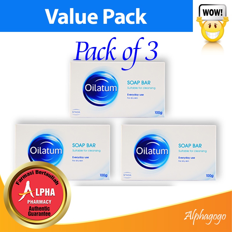 Oilatum Soap Bar For Dry Skin (100g / 3 X 100g) | Shopee Singapore