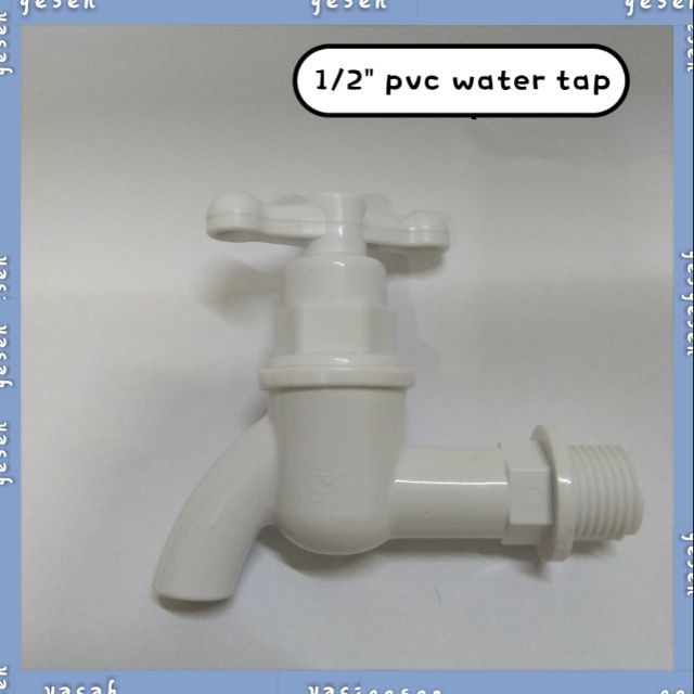 Pala Paip PVC Water Tap 1/2" (2pcs) | Shopee Singapore