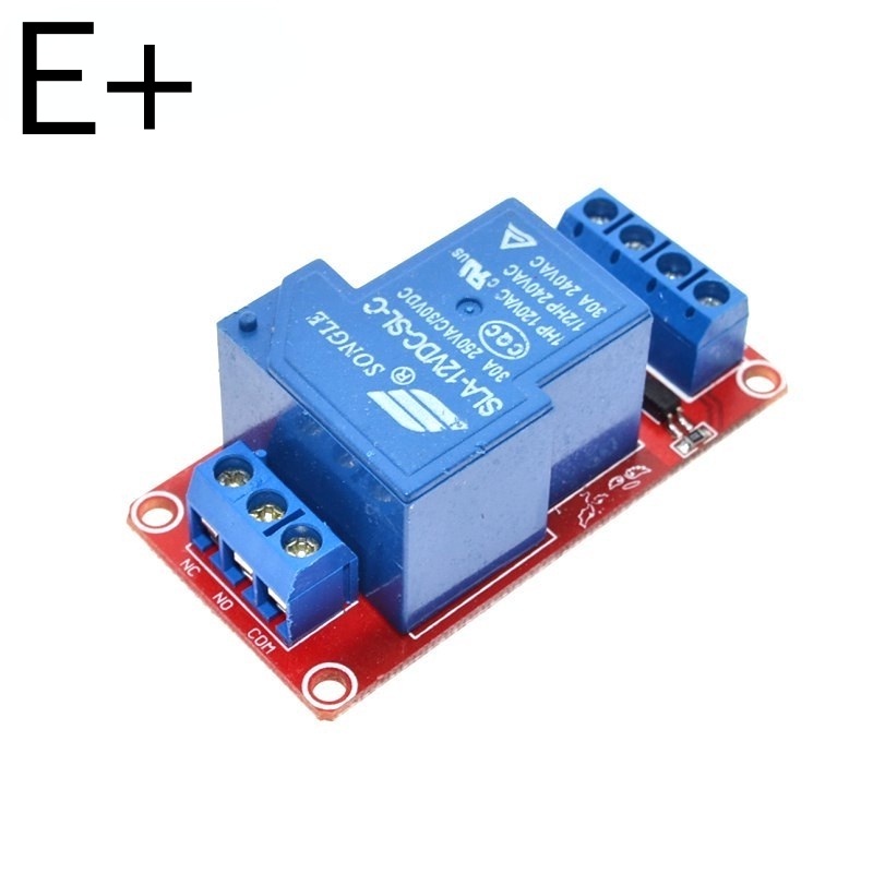 12V 30A Two-way isolation relay module High/low level trigger 12V 30A 1 ...