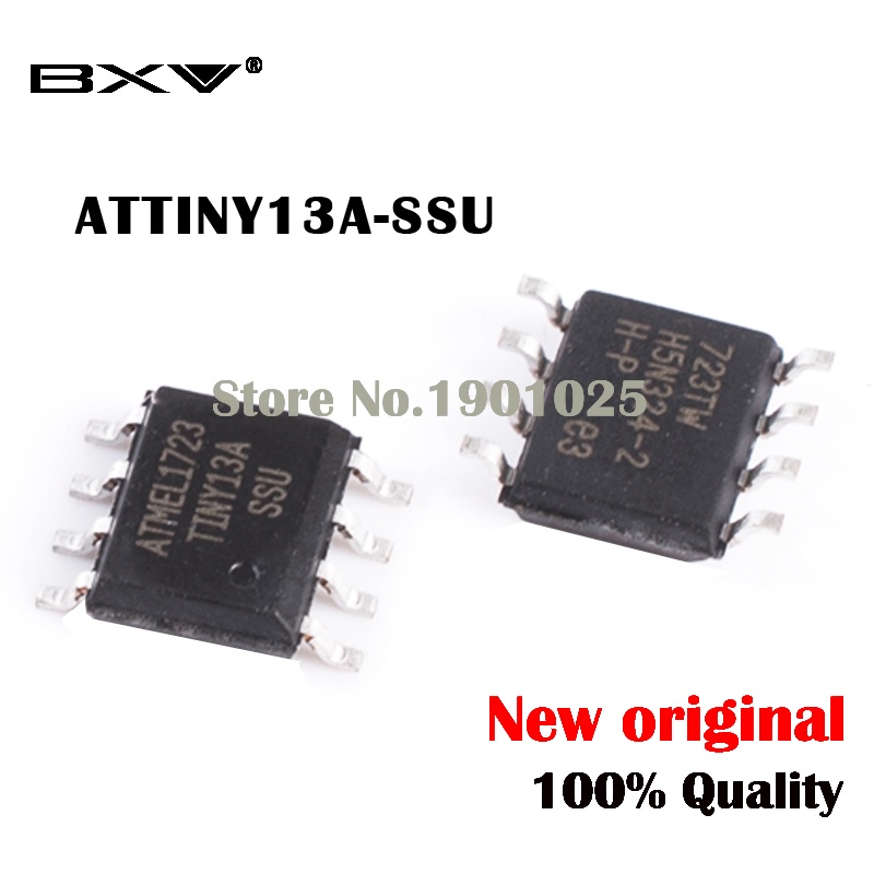 5PCS ATTINY13 ATTINY13A TINY13A MCU AVR 1K FLASH 20MHZ IC ATTINY13A-SSU SOP-8 Electronic ...
