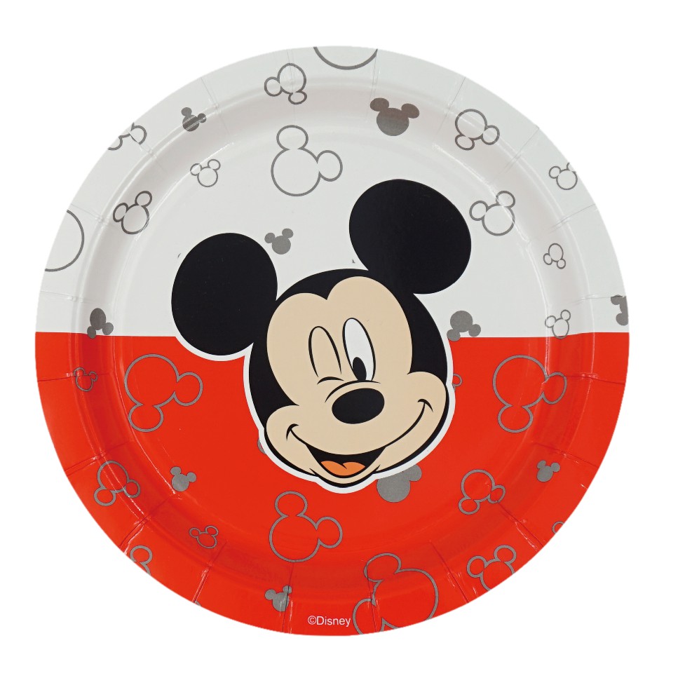Disney 9 multi-shaped paper plates" - 20 pieces/lot | Shopee Singapore