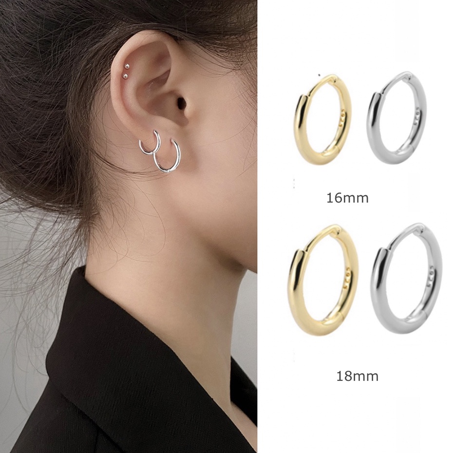 ѕɢ ѕᴇʟʟᴇʀ | ᴇѕѕᴇɴᴛɪᴀʟs - S925 Hallmarked Sterling Silver Needle Earring ...