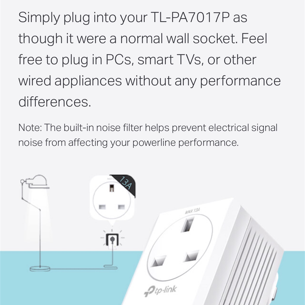 TP-Link TL-WPA7617 KIT AV2 (AV1000) Dual Band 5GHz + 2.4GHz Gigabit ...