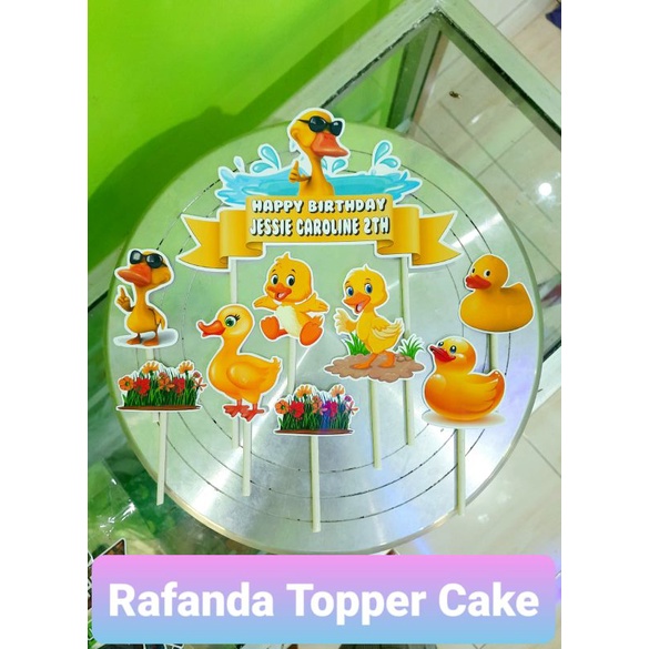 Duck topper birthday cake topper | Shopee Singapore