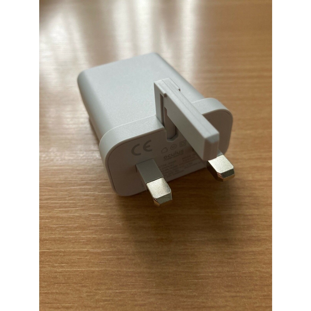 OCULUS QUEST 1 & 2 VR CHARGER PLUG ONLY POWER ADAPTER (Black - AQ15K ...