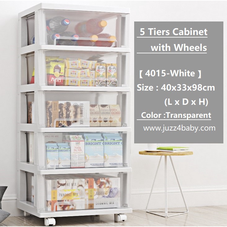 Upgraded 5 tiers organizers drawers cabinet / Storage Box | Shopee ...