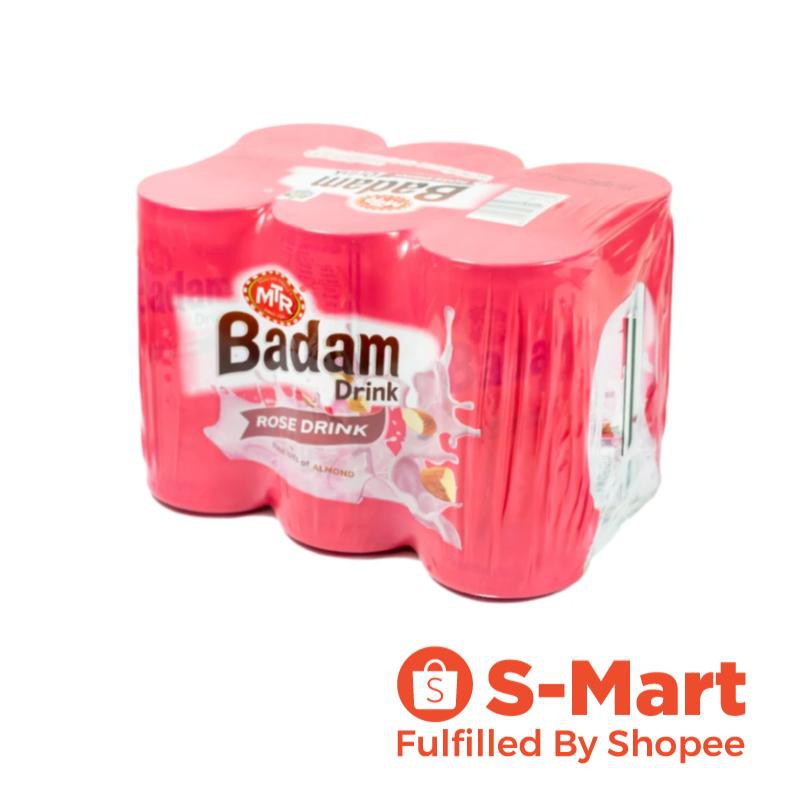 MTR Badam Drink Rose 6 x 180ml - Sonnamera [India] | Shopee Singapore