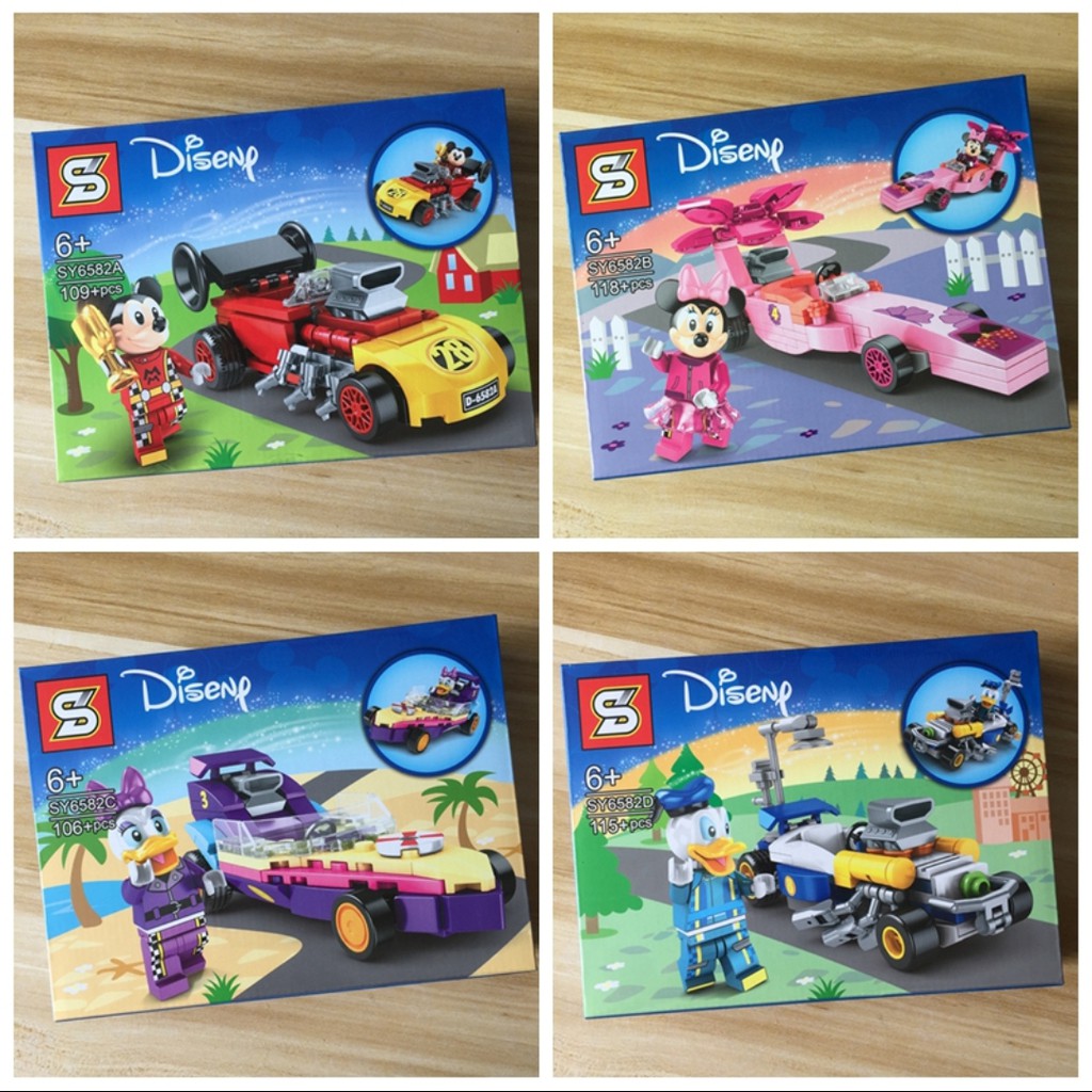 Sembo Block Mickey Minnie Car Series Sembo Block Lego Toy Mickey Float ...