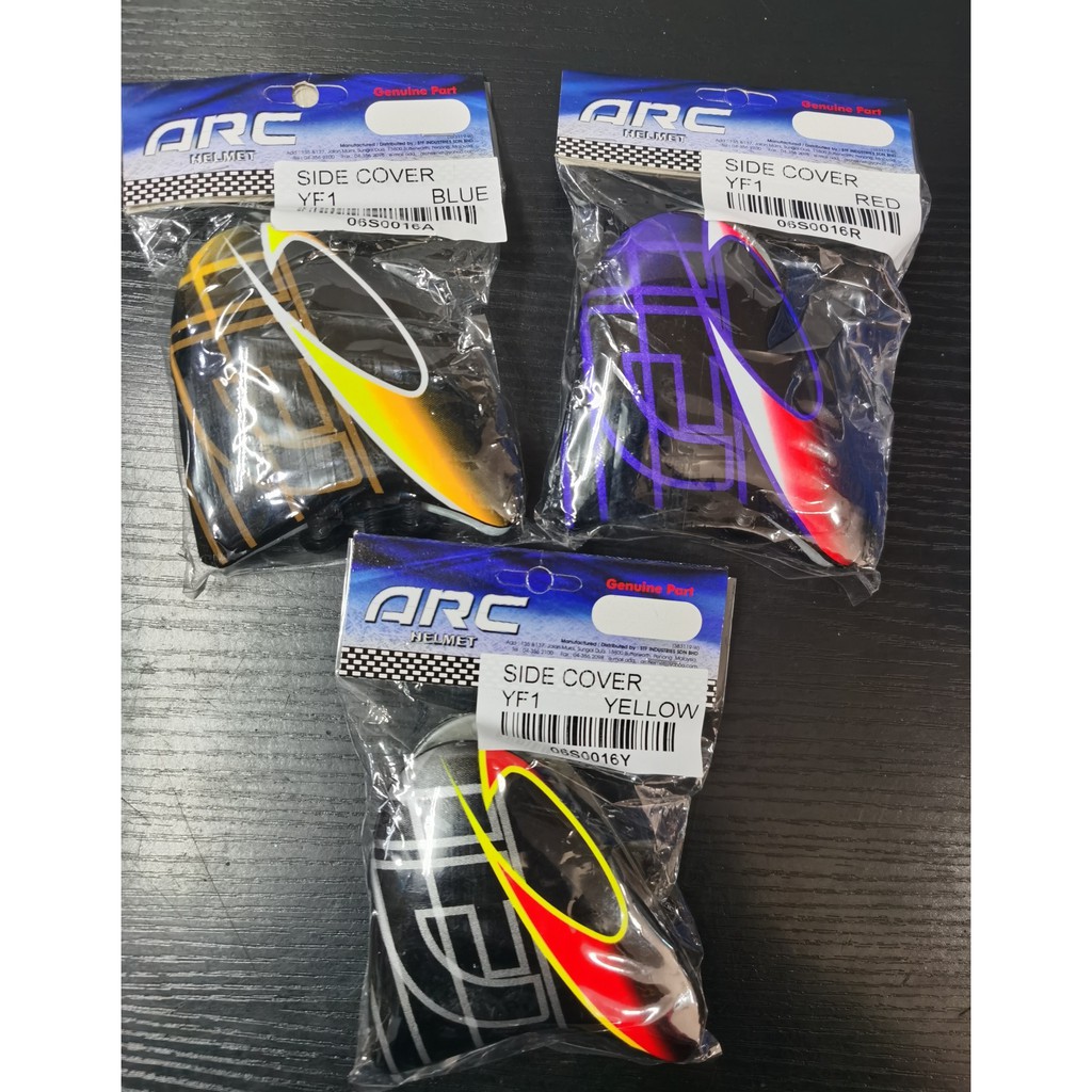 ARC YF1 SIDE COVER / ARC HELMET RITZ YF1 SIDE COVER | Shopee Singapore
