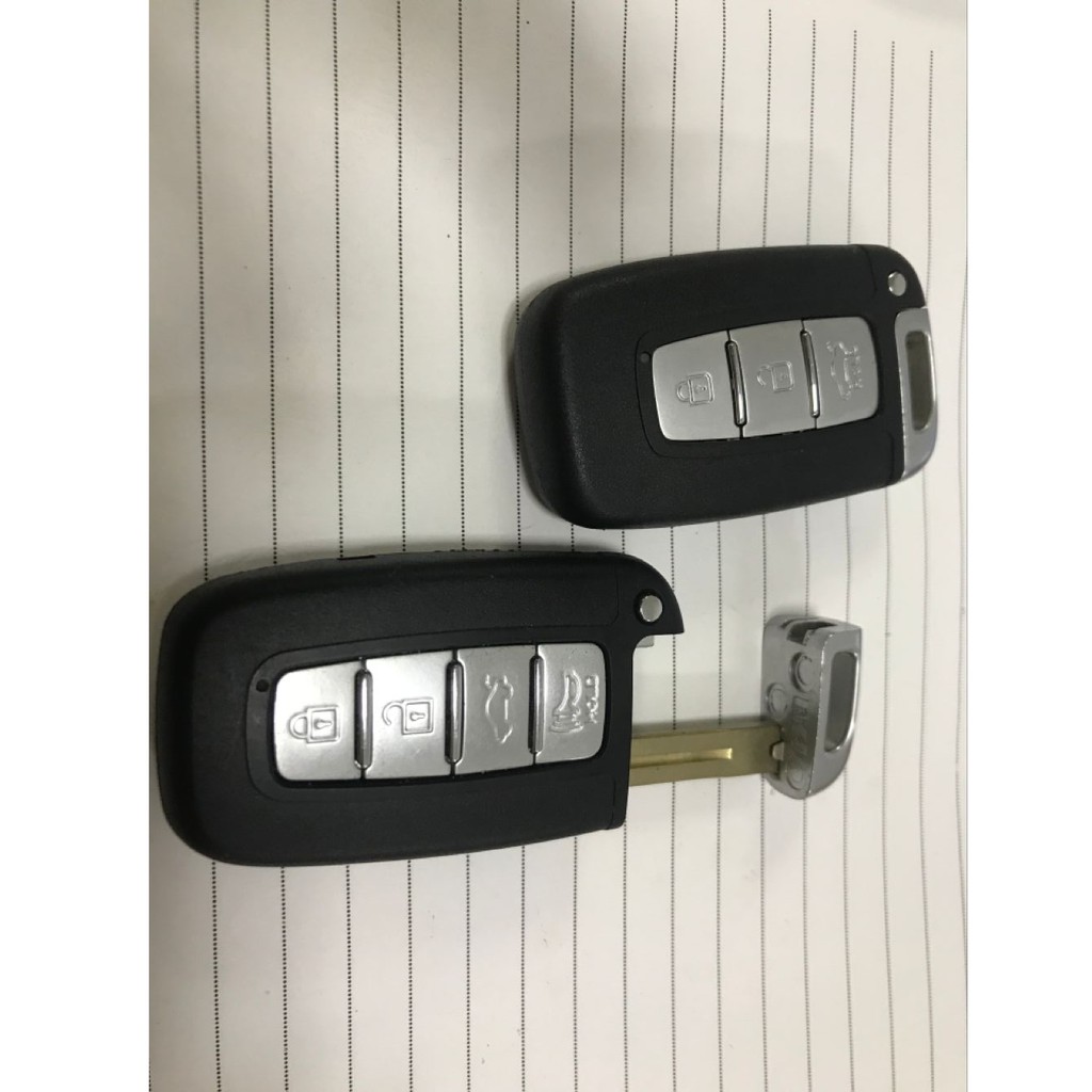 Exact HYUNDAI & KIA 3/4 Button smart key shell to replace old style ...