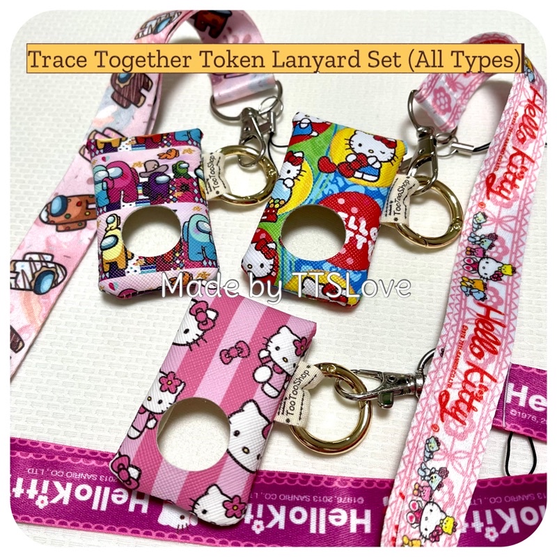 Tootooshop Trace Together Token Pouch with Lanyard (All types) | Shopee ...