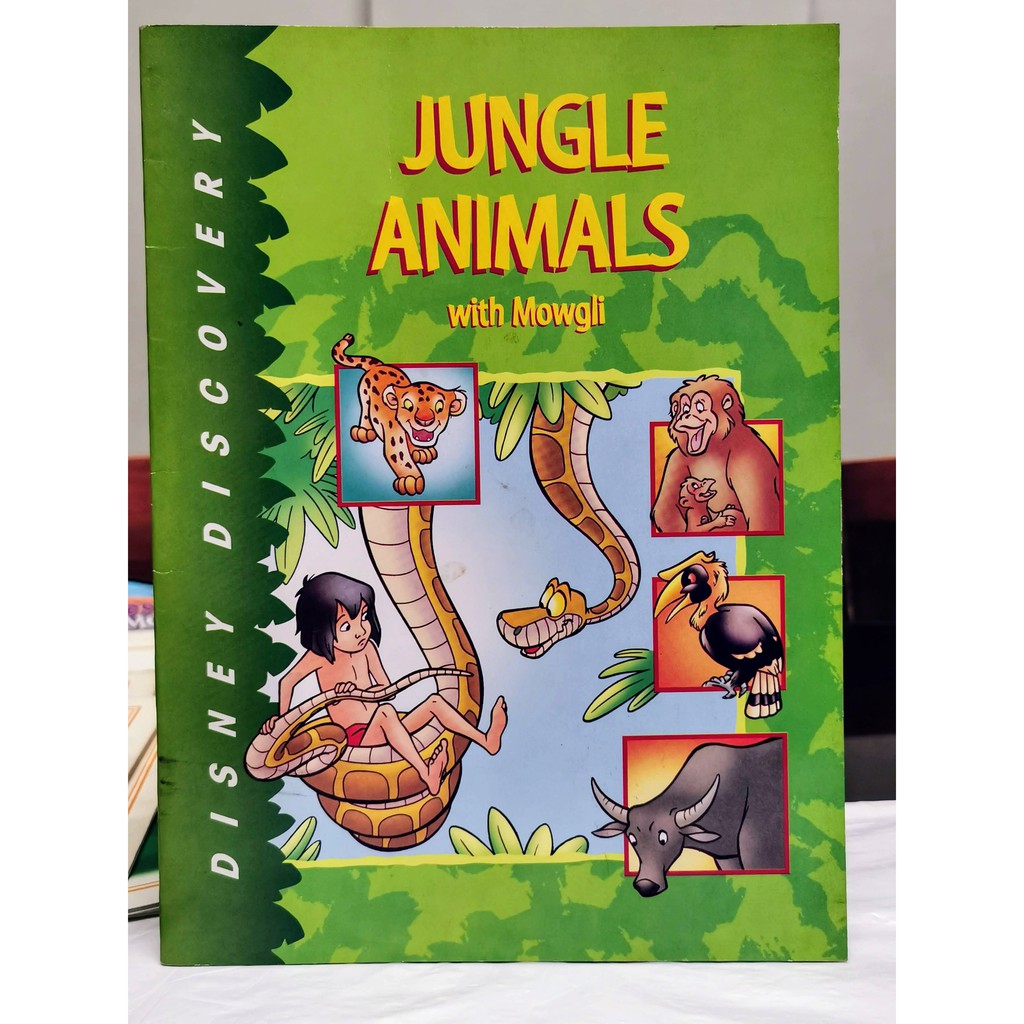 Discovery JUNGLE ANIMALS WITH MOWGLI (Preloved) | Shopee Singapore