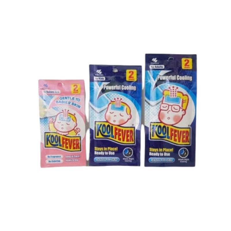 KOOL FEVER FOR BABIES, KIDS, ADULTS SOLD PER PACK (2 SHEETS) | Shopee ...