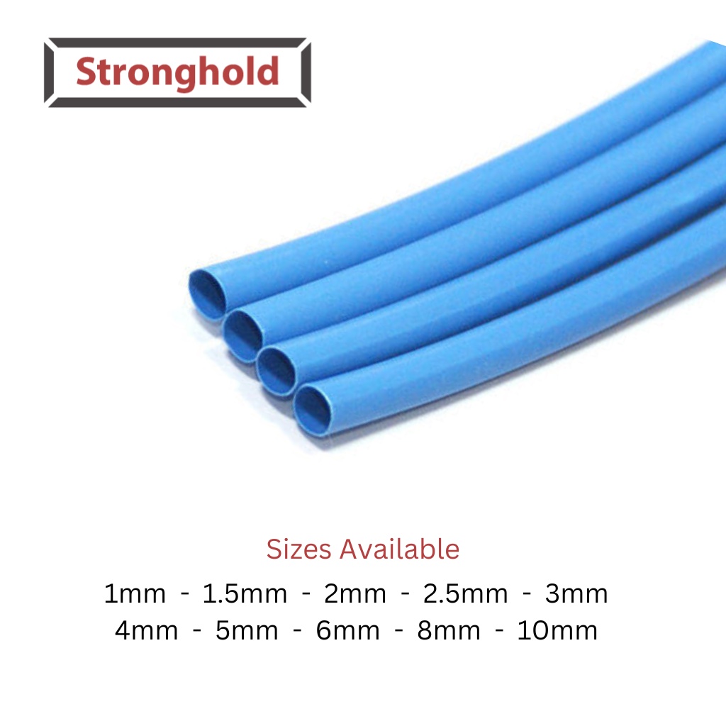 Stronghold Durable Heat Shrink Shrinkable Tube Blue & Multiple Colors ...