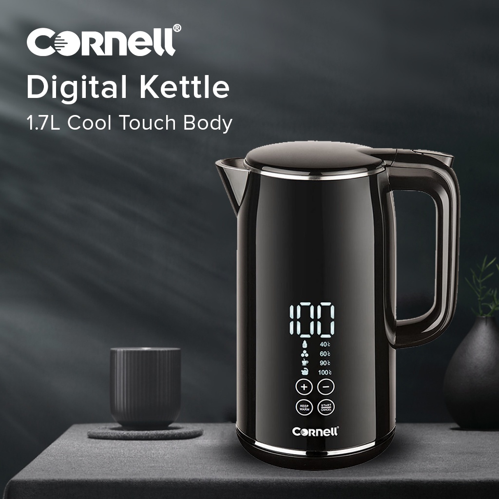 Cornell Smart Digital Display Kettle in SUS304 Stainless Steel, with ...