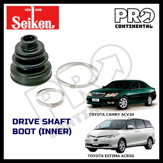 SEIKEN TOYOTA CAMRY ACV30 ESTIMA ACR50 DRIVE SHAFT CV JOINT BOOT COVER ...