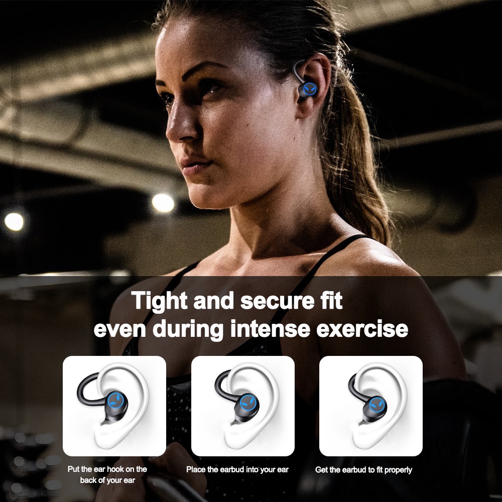 Q25 Pro Bluetooth Wireless Earphone Earbud Headphone Phone Calls For ...