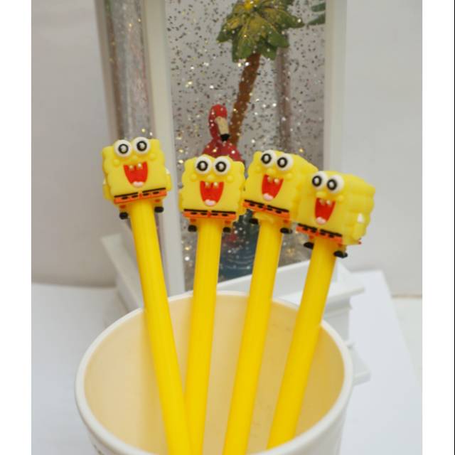 Spongebob pen spongebob pen spongebob gel pen spongebob Character pen ...