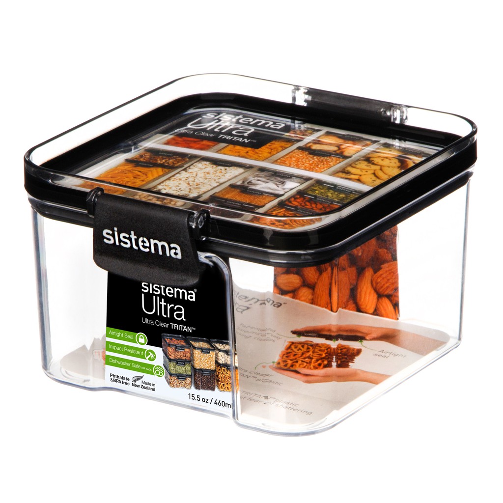 SISTEMA Ultra Square - 460ml Tritan (Exclusive Distributor) | Shopee ...