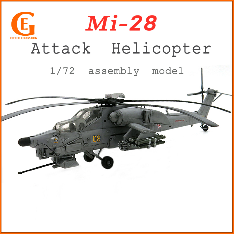 1/72 Plane Model Mi-28 Havoc Anti-Tank Attack Helicopter Military ...