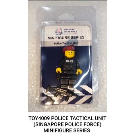 TOY4009 POLICE TACTICAL UNIT LEGO FIGURINE SINGAPORE POLICE FORCE ...