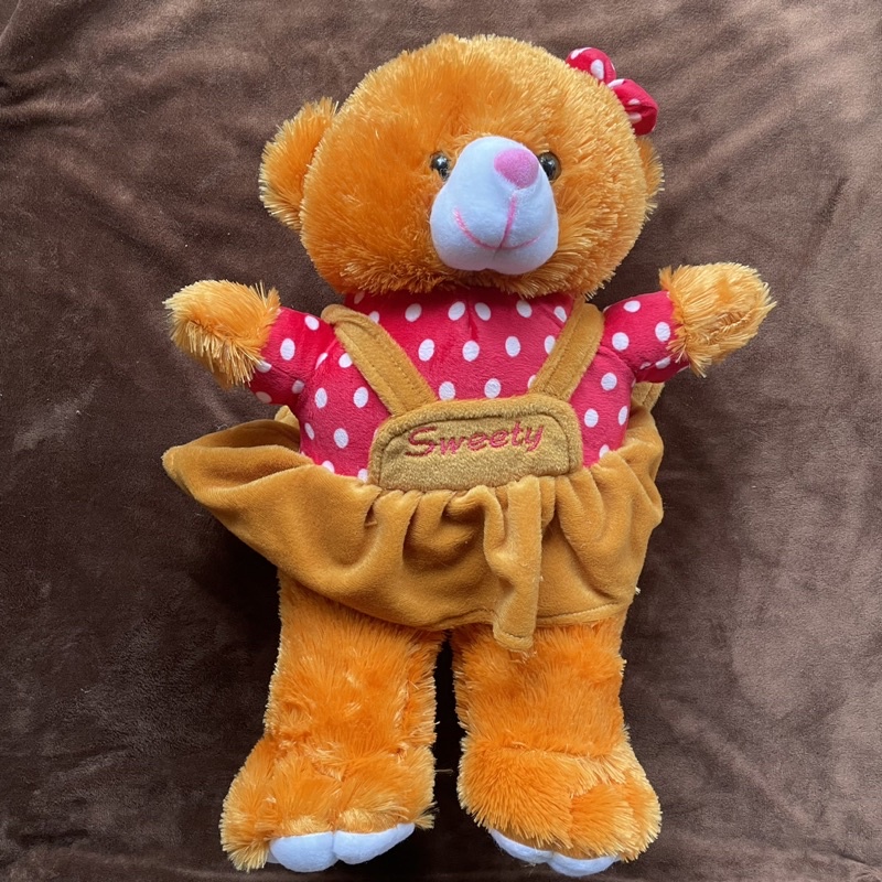 Teddy Bear Sweety Brown Color/Teddy Bear With Clothes/Teddy Bear size L ...
