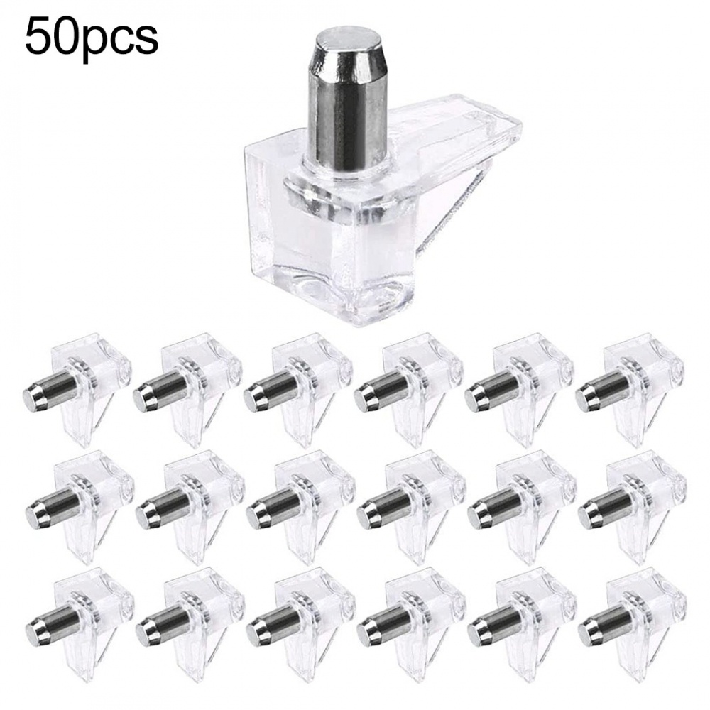 【BESTSHOPPING】Clear Shelf-Peg Support Plug In Stud Steel Pin Kitchen ...