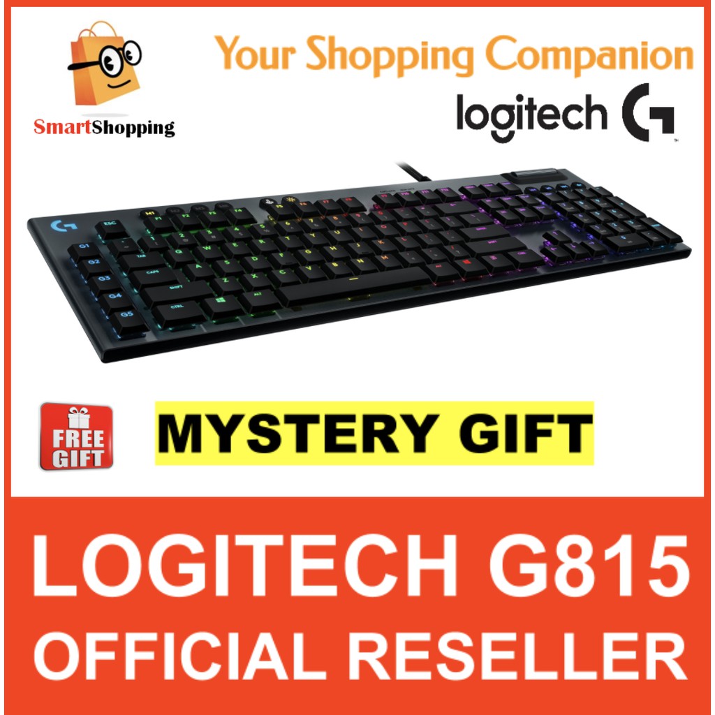 Logitech G815 Mechanical Gaming Wired Keyboard Tactile Linear Clicky 2 ...
