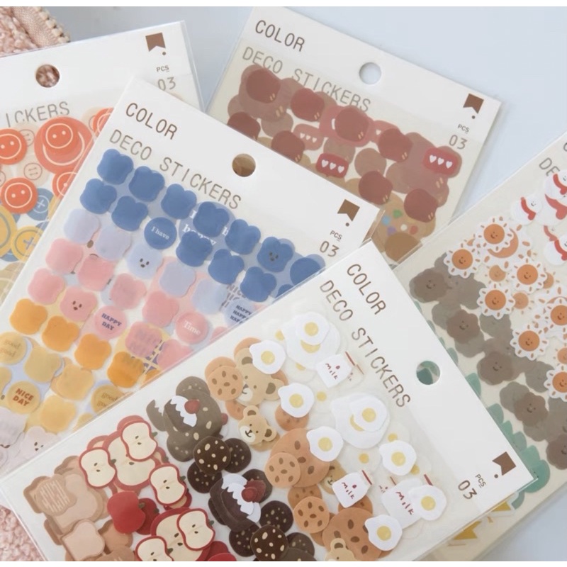 BUJO Journal sticker Bullet Journaling kawaii Cute Stationary Colour ...