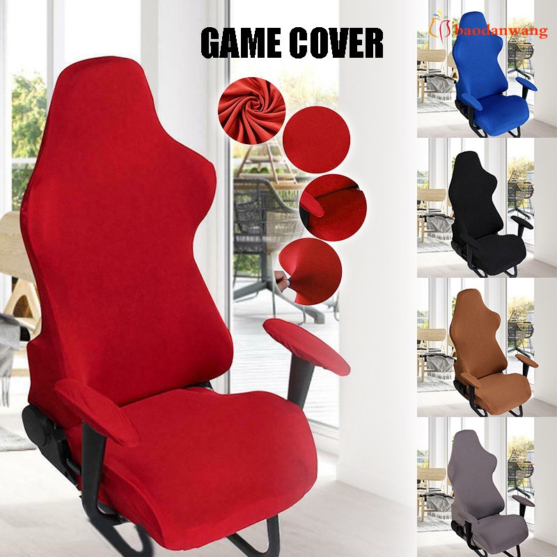 Chair Cover Game Room e-Sports Swivel Chair Slipcover with Armrest ...