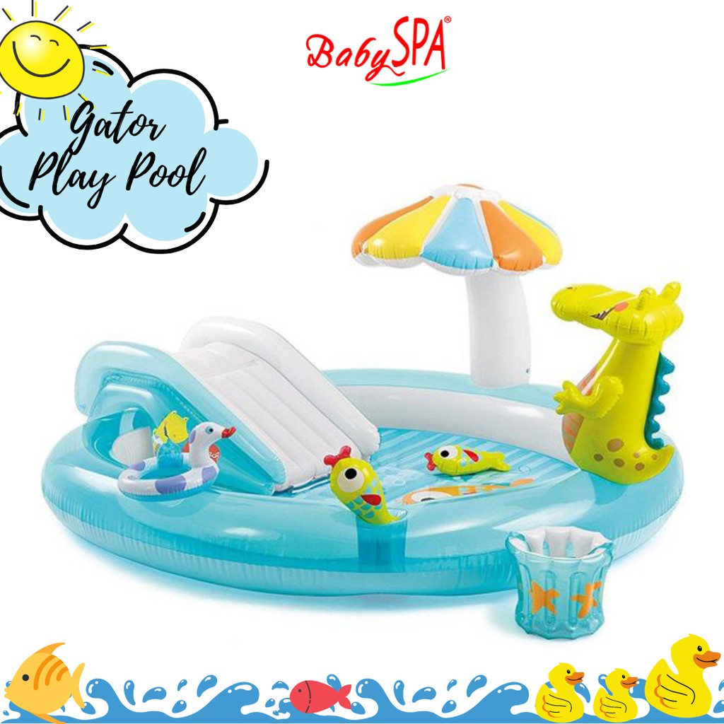 ♥♥♥ 𝐒𝐆 𝐒𝐞𝐥𝐥𝐞𝐫 BabySPA Water Play Center Alligator, Children Pool ...
