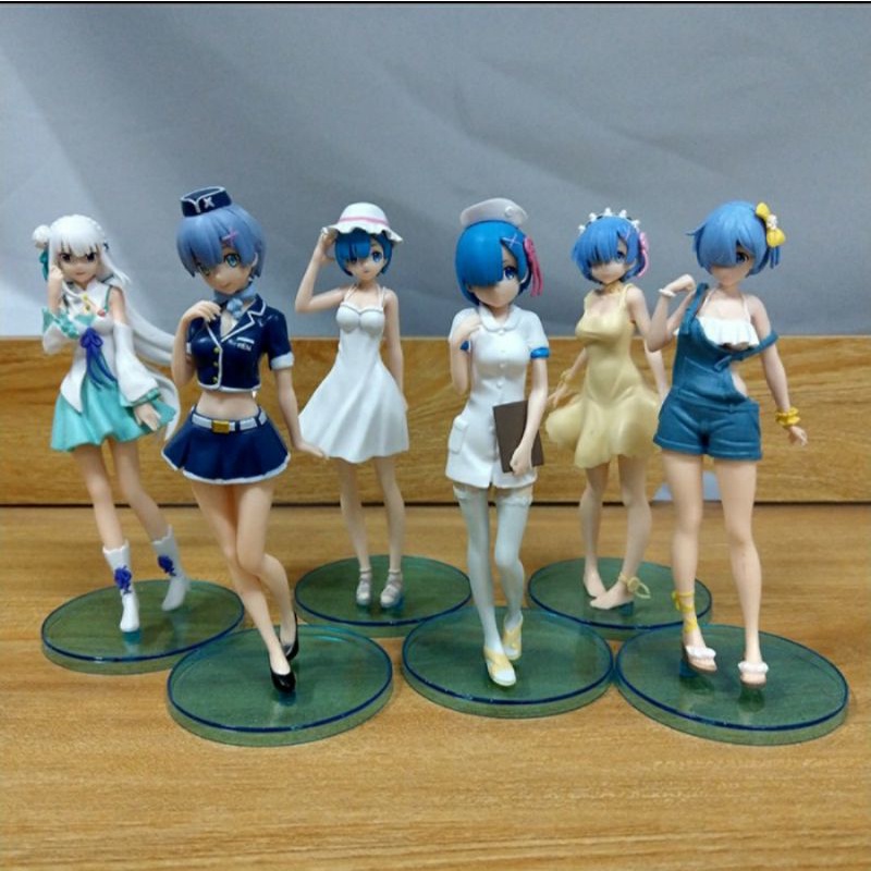 Action figure re zero rem Emilia | Shopee Singapore