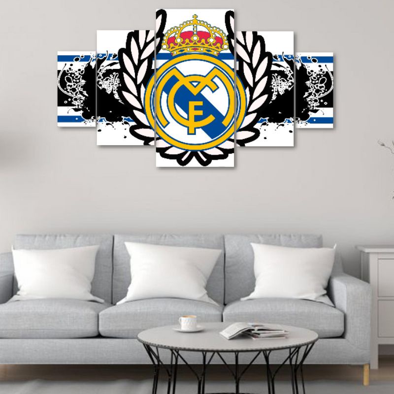 Wall decoration walldecor custom wooden poster Real Madrid / Los ...