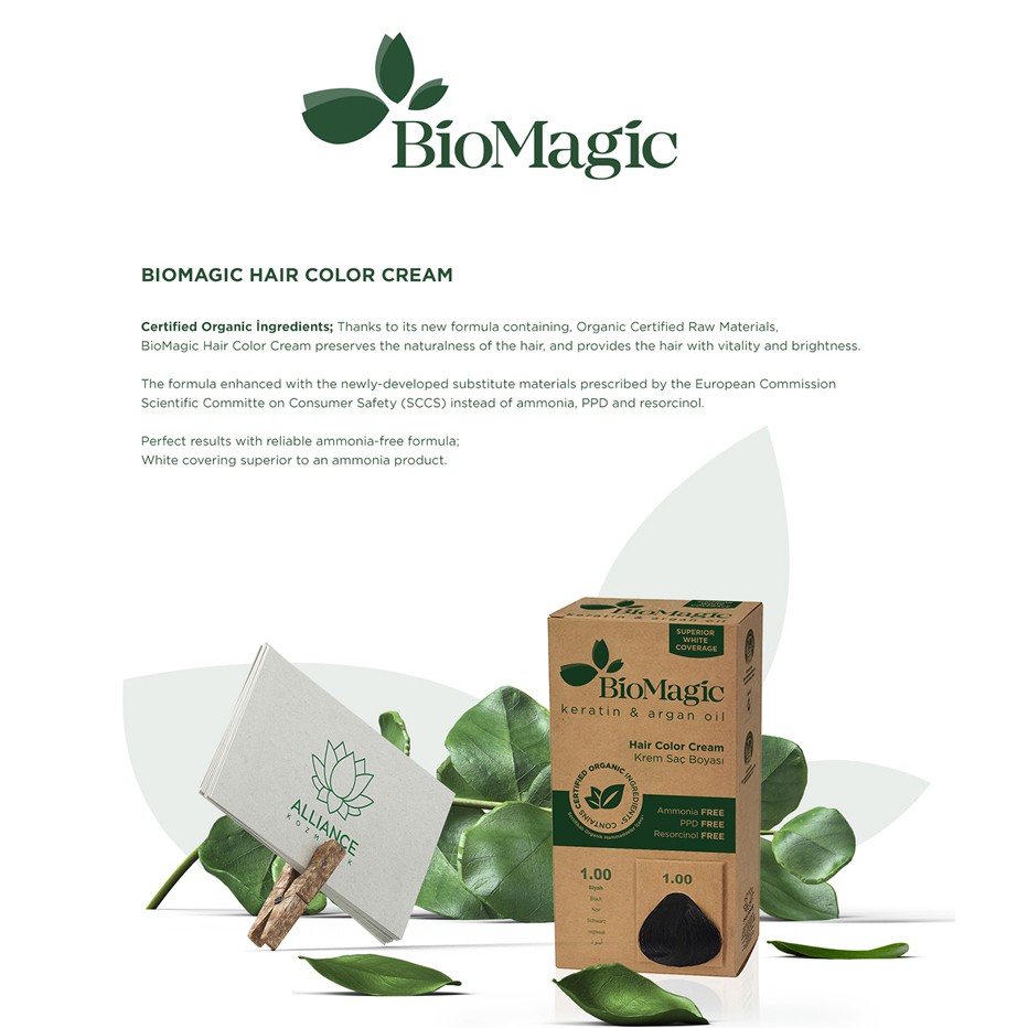 Singapore Sole Distributor! 100% Organic BioMagic Permanent Hair Color ...