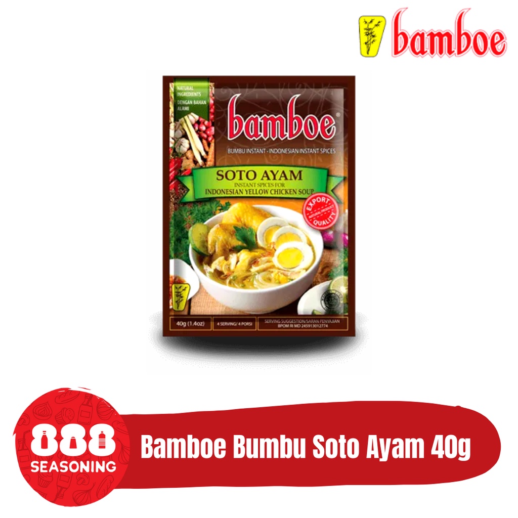 Bamboe Chicken SOTO Seasoning 40g | Shopee Singapore