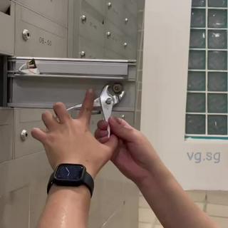 SG SELLER Letter Box Digital Lock WT Letterbox Keyless Mailbox 20mm HDB ...