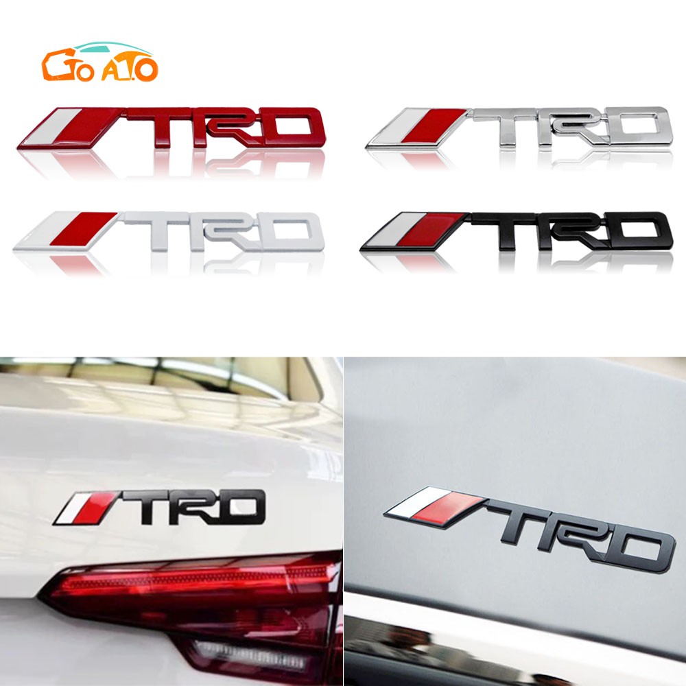GTIOATO TRD Metal 3D Decal Sticker Grille Emblem For Toyota Sienta ...