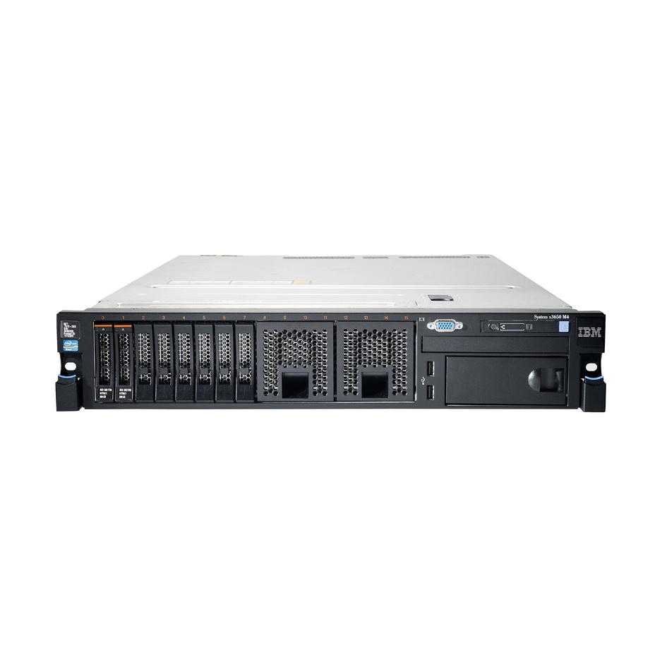 M/T: 7915-AC1 - IBM X3650 M4 2 x E5-2650V2 2.60Ghz 8C CPU, 64GB Memory, 8 Bays SFF server ...