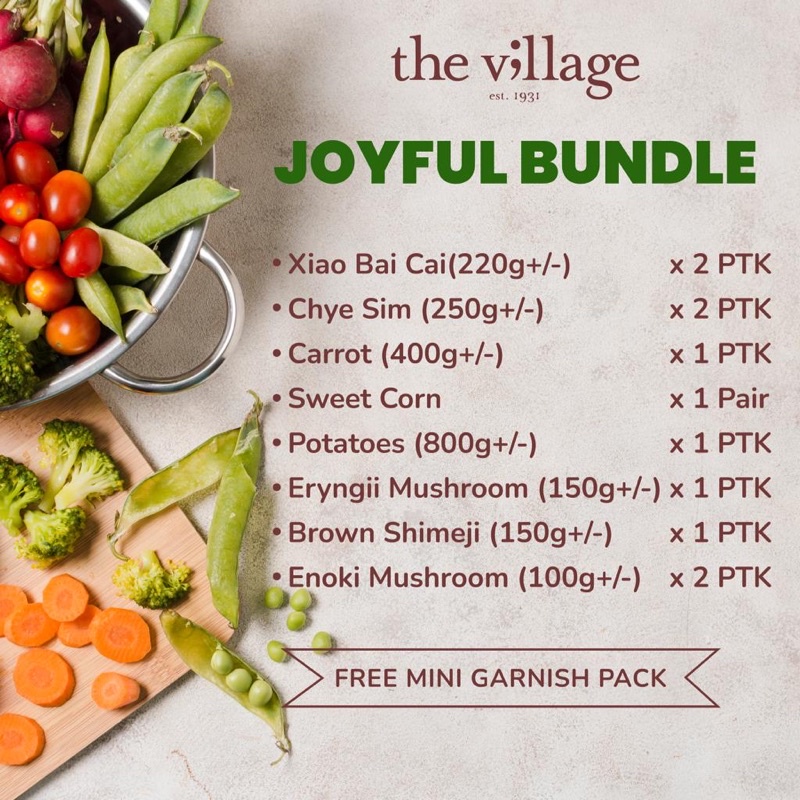 Joyful Vegetable Bundle | Shopee Singapore