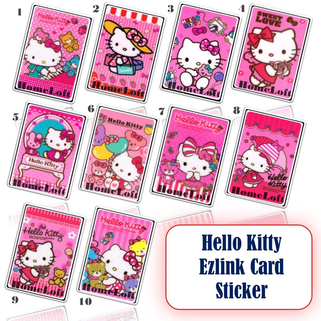 Hello Kitty Ezlink Card Stickers | Shopee Singapore