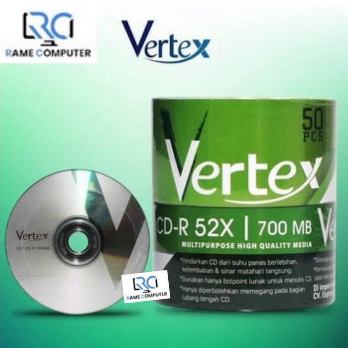 Vertex CD-R BLANK 52X 700 MB SELL PER PIECE EMPTY CD | Shopee Singapore
