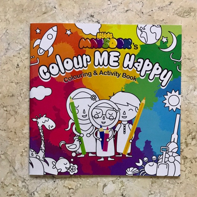 Colour ME Happy (Colouring Book) | Shopee Singapore