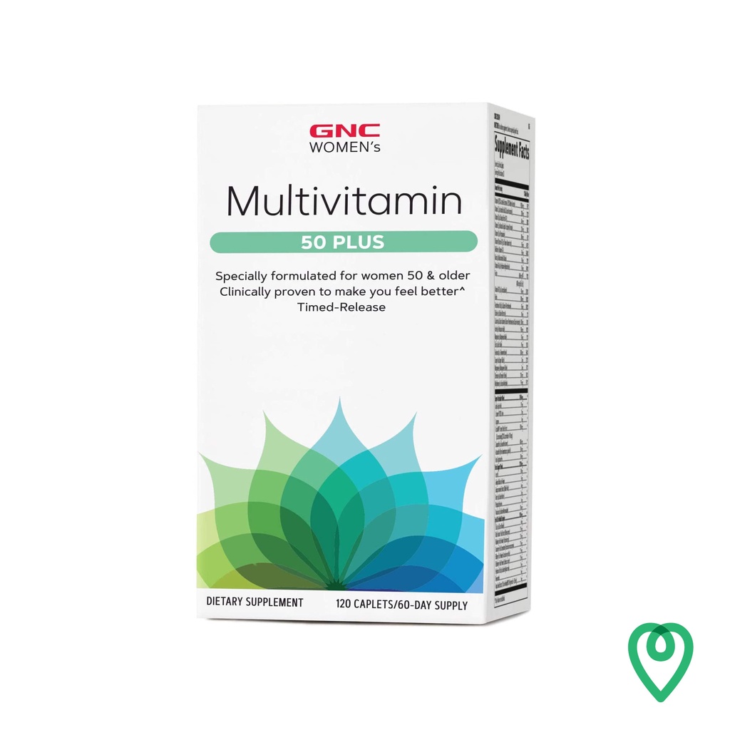 GNC Women’s Multivitamin 50 Plus 120 Caplets EXP JUN 2024 | Shopee ...